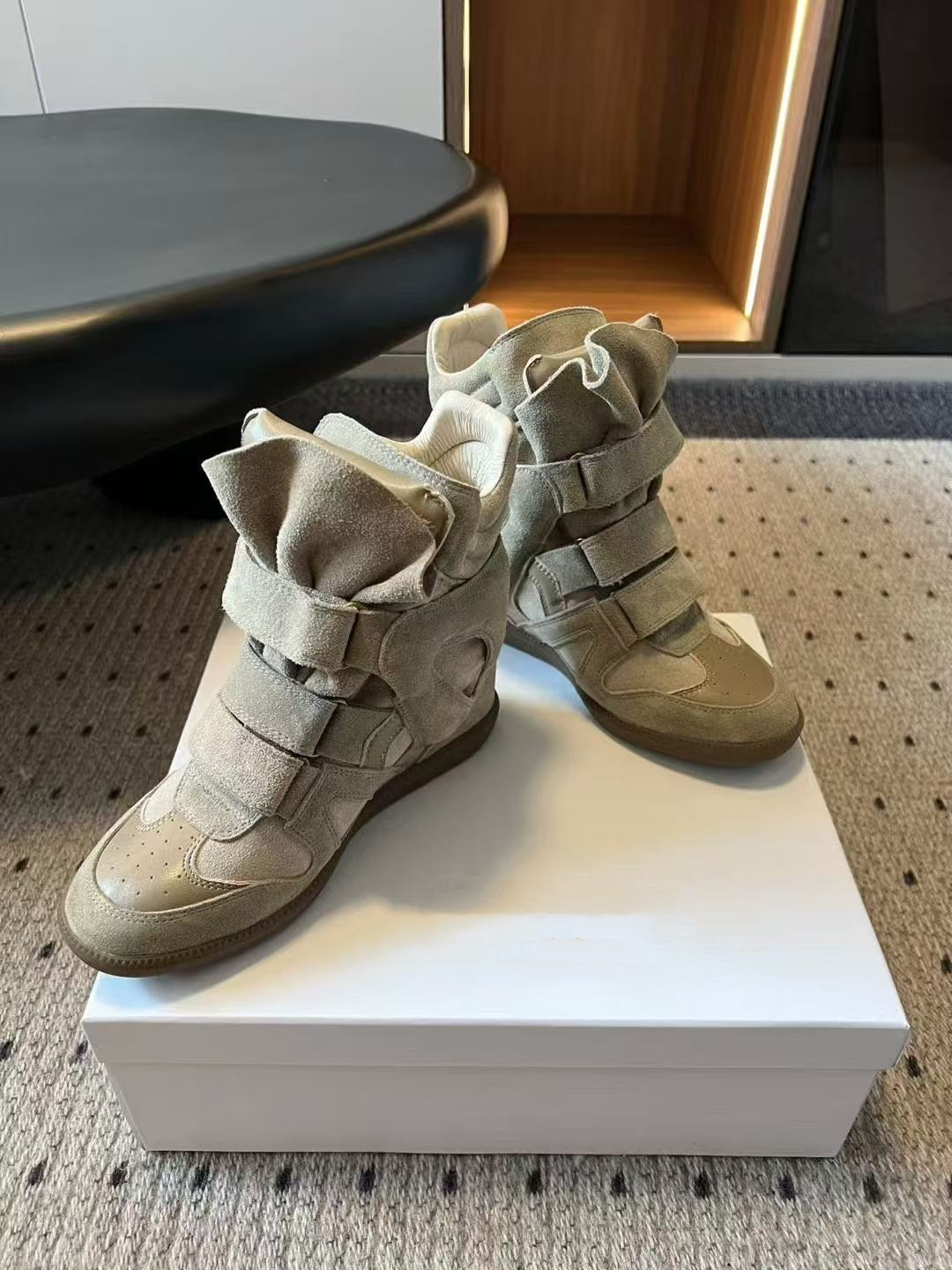 Boston heeled sneakers – Anna Xi